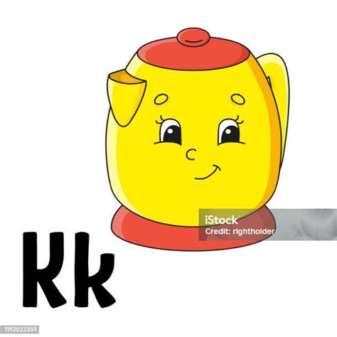 재미있는 알파벳 Abc 플래시 카드 흰색 배경에 고립 만화 귀여운 캐릭터 어린이 교육을위한 워크 시트 개발 편지를 배우는 벡터 그림입니다 0명에 대한 스톡 벡터 아트 및