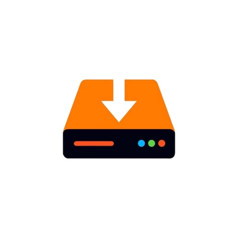 Premium Vector A Backup Drive Icon Vector