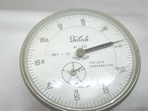 Teclock Ai 921 Travel Precisión Agd Dial Indicador 0 001 1 0 Lug Back 1pcs Ebay