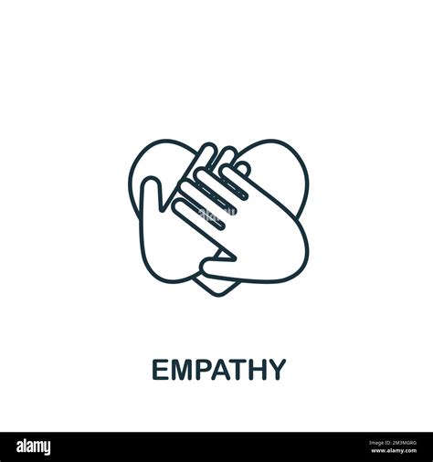 Empathy Icon Monochrome Simple Life Skills Icon For Templates Web Design And Infographics