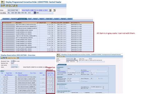 Material Reservation Deleted Into Maintenance Orde Sap Community