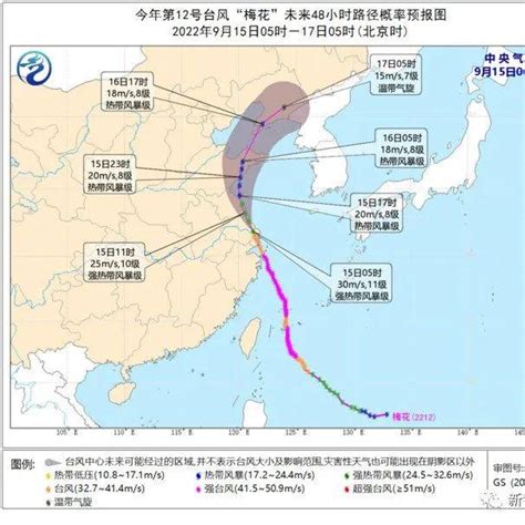 台风“梅花”今夜或三登山东 鲁辽吉将有持续性强降雨 江苏省 浙江 暴雨