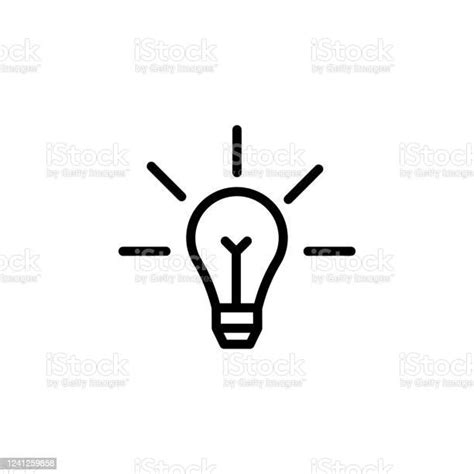 전구 아이디어 아이콘 교육 요소 아이콘입니다 가는 선 아이콘 0명에 대한 스톡 벡터 아트 및 기타 이미지 0명 개념 건강한 생활방식 Istock