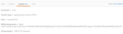Unable To Use Cakephp Digest Authentication For Rest Api Stack Overflow