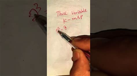 Three Variable K Map Kmap Motivation YouTube