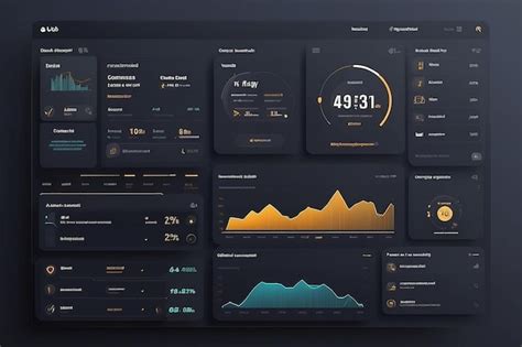 Inclusive Digital Marketing Campaign Metrics Dashboard Premium Ai Generated Image