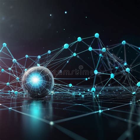 The Idea Of Networks And The Internet In The Future And Innovation Stock Illustration