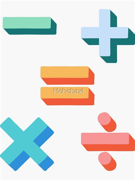 Back To School Mathematics Mathematical Notation For Students