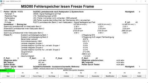 Typical Situation In Case Of Damage Of The NOx Sensor Bimmerprofs NOx Emulator NOXEM