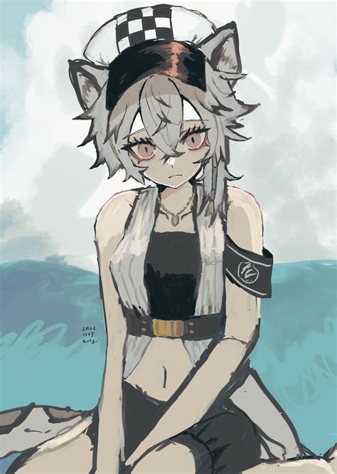 Cliffheart Arknights Drawn By Uyuni Piyo Danbooru