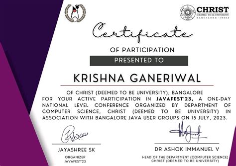 Krishna Ganeriwal On Linkedin Christuniversity Javafest