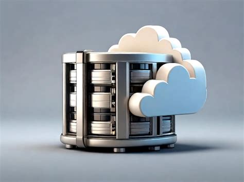 Premium Vector Vector Premium Cloud Server Database Storage Icon 3d