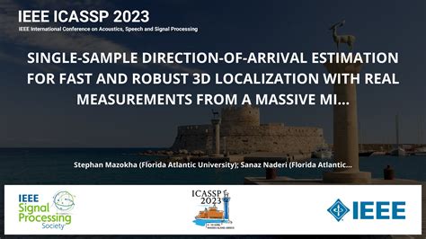 Single Sample Direction Of Arrival Estimation For Fast And Robust 3d Localization With Real