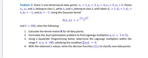 solved problem 3 given 5 ﻿one dimensional data points
