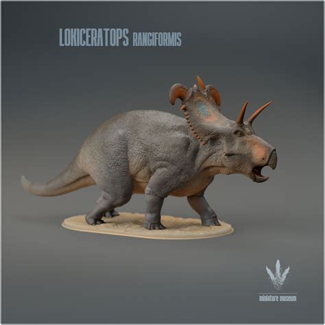 3d Printable Lokiceratops Ranormis The Loki Horned Face By Miniature Museum