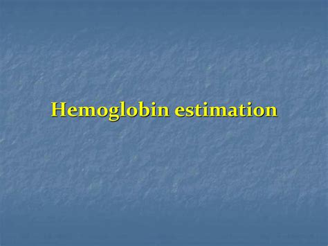 SOLUTION Hb Pcv Rbc Indices 2 Studypool