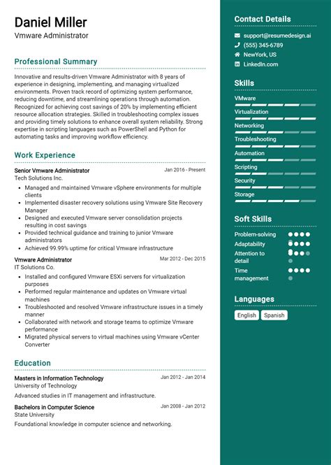 24 Azure Systems Administrator Resume Examples And Templates For 2025 Resumedesign Ai