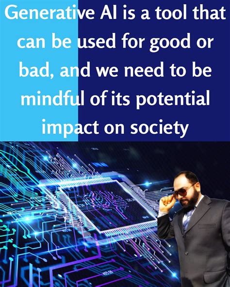 muhammad saqib khan on linkedin generative ai is a tool that can be used for good or bad and