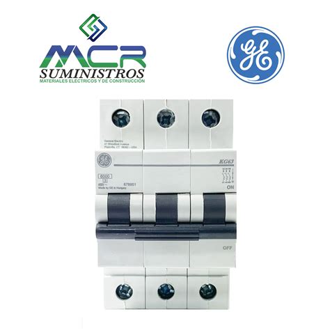 Ripley Interruptor Termomagnetico General Electric 3p Trifasico 32amp 230v 3x32 Riel