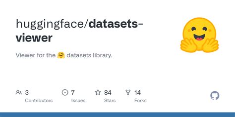 Github Huggingfacedatasets Viewer Viewer For The 🤗 Datasets Library