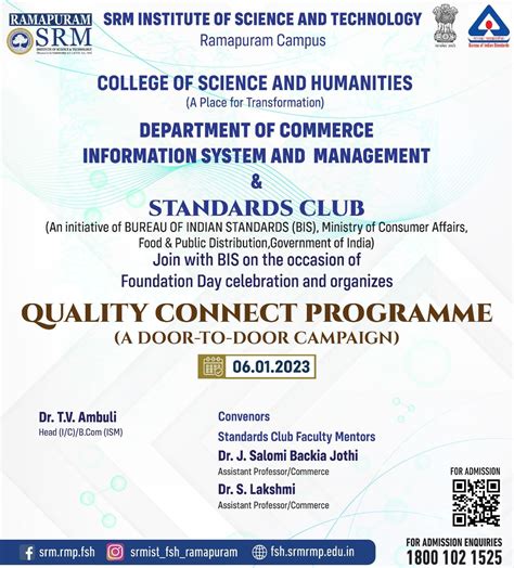 Srmist Ramapuram Science And Humanities On Linkedin
