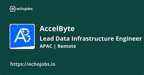 Accelbyte Is Hiring Lead Data Infrastructure Engineer Apac Remote Bash Go Aws Docker
