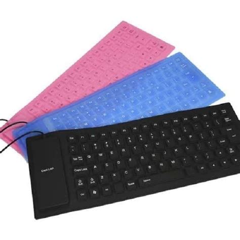 Promo Keyboard Flexible Qwerty Kabel Usb Keyboard Lipat Keyboard Silicon Diskon Di