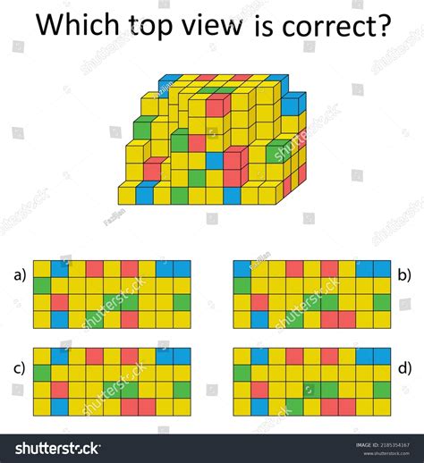 Logic Game Which Top Iq Training Stock Vector Royalty Free 2185354167 Shutterstock