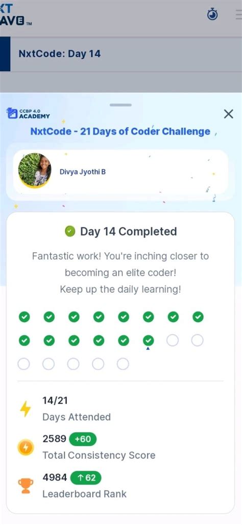 Divya Jyothi B On Linkedin 21daysofchallenge Nxtcodechallenge Consistency Html Css Challenge