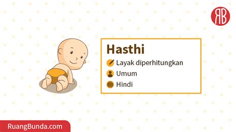 Hasthi Arti Nama Kombinasi Rangkaian Nama Sifat And Karakter