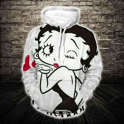 Betty Boop Classic 3d All Over Print Hoodie Zip Up Hoodie Styletrendy