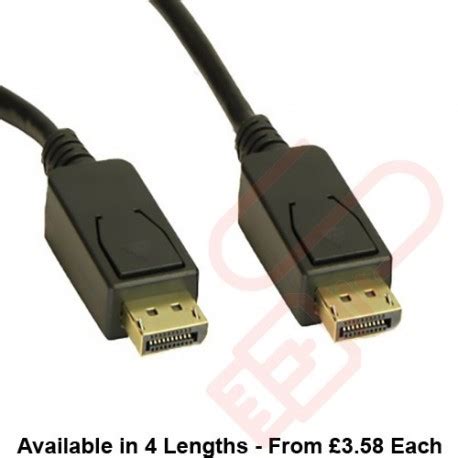 Display Port Locking Male To Male Cable Networking Cables