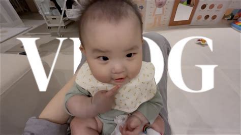 Vlog 6개월 아기 육아 브이로그 땅콩 알레르기 테스트 초기 이유식 시판 이유식 시판 이유식 체험팩 어린이집 적응 애개육아🐶👶🏻 Youtube