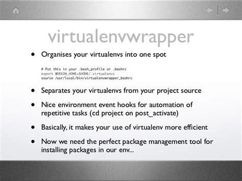 Virtualenv And Pip Isolated Python Environments