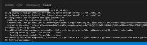 파이썬 Exe파일 만들기