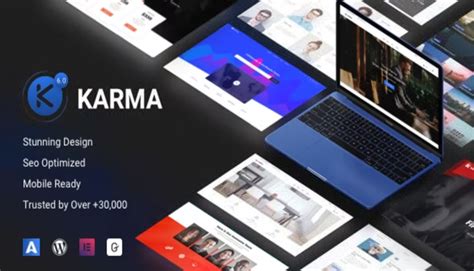 Karma Business Landing Page Elementor Wordpress Theme Gplplace