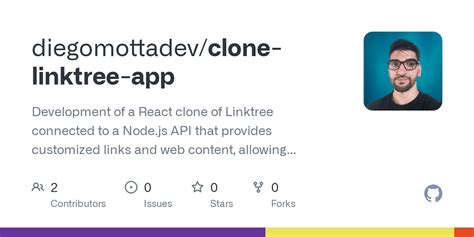 Github Diegomottadevclone Linktree App Development Of A React Clone Of Linktree Connected To