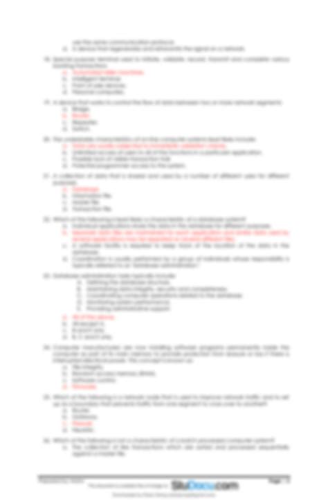 SOLUTION At Test Bank Cis Part 1 Studypool