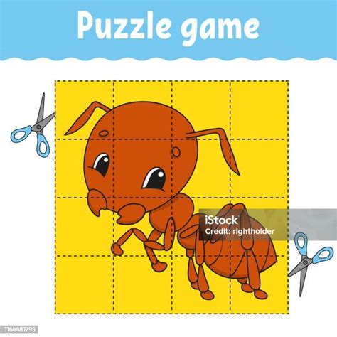 어린이 교육을위한 퍼즐 게임 교육 개발 워크 시트 아이들을위한 게임 활동 페이지 아이들을위한 퍼즐 유치원 수수께끼 귀여운 만화 스타일의 간단한 평면 고립 벡터 일러스트 0