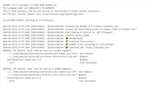Sudonix Nodebb Error Logs