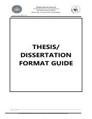 Comprehensive Guide To Thesis And Dissertation Writing Formats Course Hero