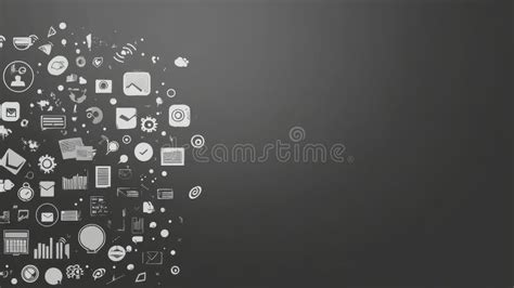 Digital Communication Network Concept Symbolizes Communication Technology Networking Data Flow