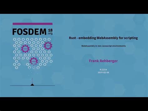 Free Video Embedding Webassembly For Scripting In Rust Applications