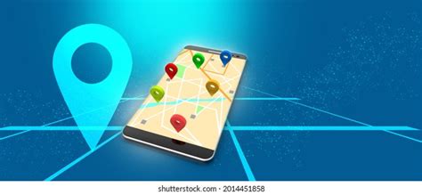 3d Illustration Mobile Gps Navigation Concept Stock Illustration 2015689859 Shutterstock