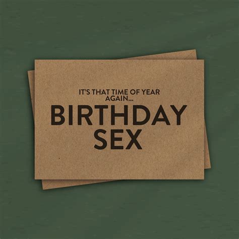Funny Sex Birthday Quotes Funny Birthday Card Gold Foiled Birthdays