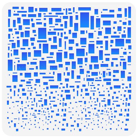 Wholesale Fingerinspire Cubist Stencil 118x118 Inch Media Stencils