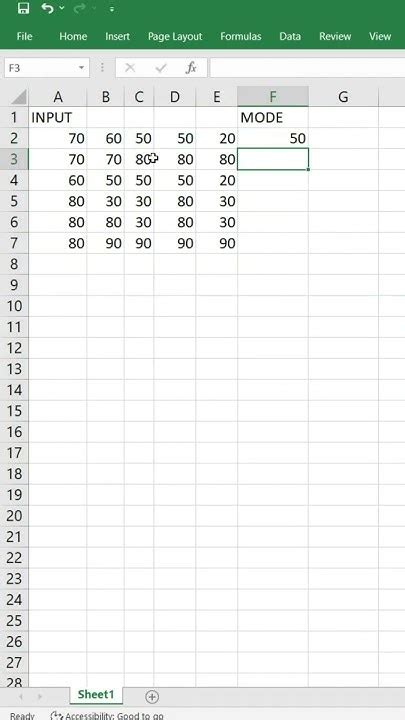 Fungsi Mode Pada Excel Masterexcelcode Excel Formulaexcel