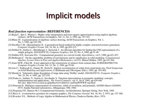 Ppt Implicit Modeling And Surface Reconstruction Powerpoint Presentation Id 3847626