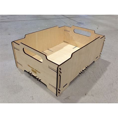 Stackable Box CNC Storage Box Vector Graphics DXF For Laser Cnc And CNC Milling Vector Cutting