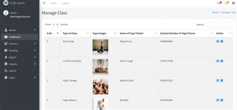 Yoga Classes Registration System Using Php And Mysql Project Report